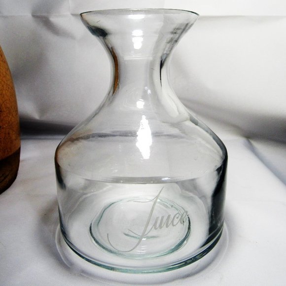 Libbey | Dining | Vintage Libbey Etched Juice Carafe 6 X 5 Elegant And ...